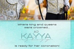 Where kings and queens were crowned... she is ready for her Coronation ...